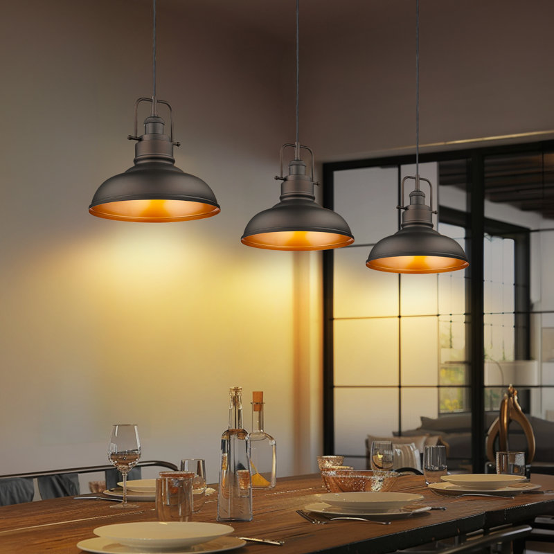 Beachcrest Home Castillon 1-Light Pendant Light with Metal Dome Shade & Reviews - Wayfair Canada
